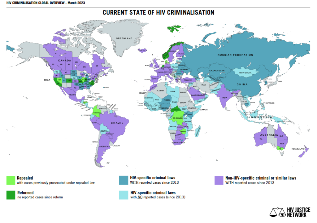 What is HIV criminalisation? | HIV Justice Worldwide